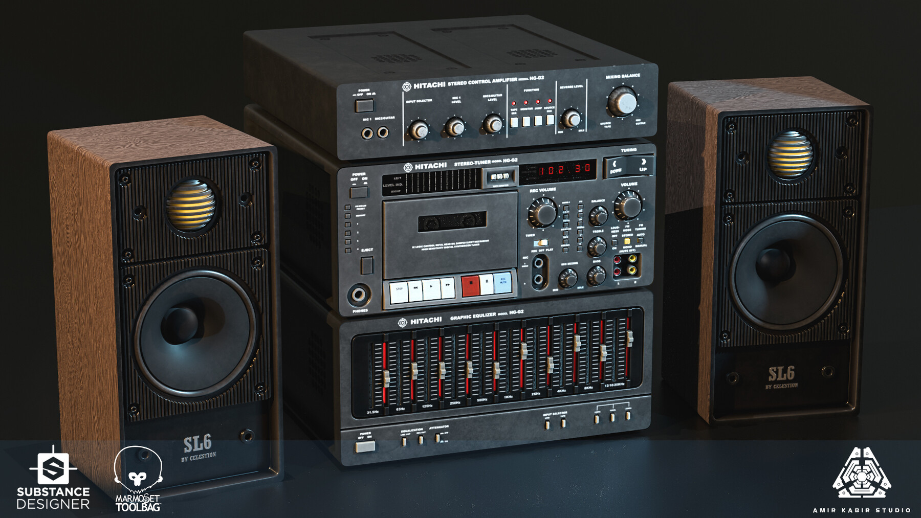 ArtStation - Creating a Stereo System in Substance Designer | Tutorials