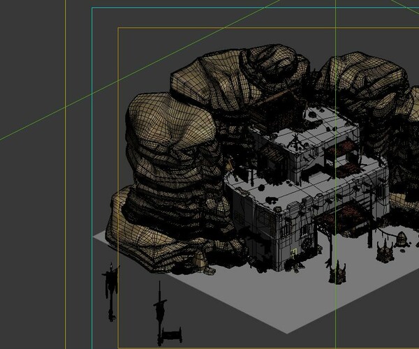 ArtStation - Desert Gobi - Cottage Main House 04 | Game Assets