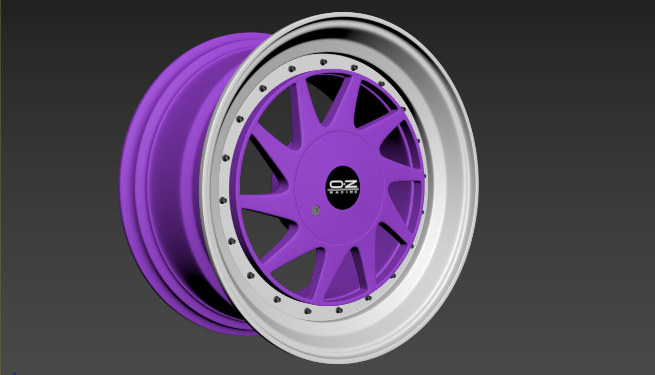 ArtStation - OZ TURBO Custom wheel | Game Assets
