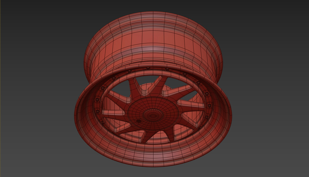 ArtStation - OZ TURBO Custom wheel | Game Assets