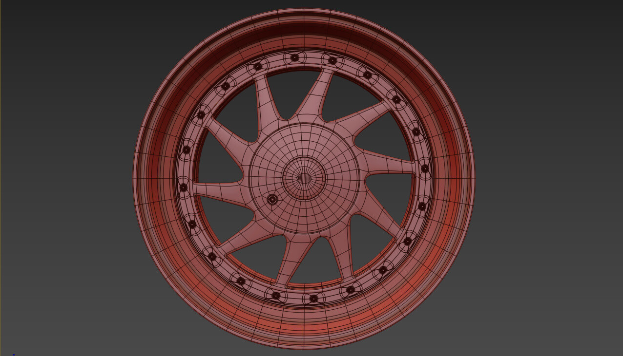ArtStation - OZ TURBO Custom wheel | Game Assets