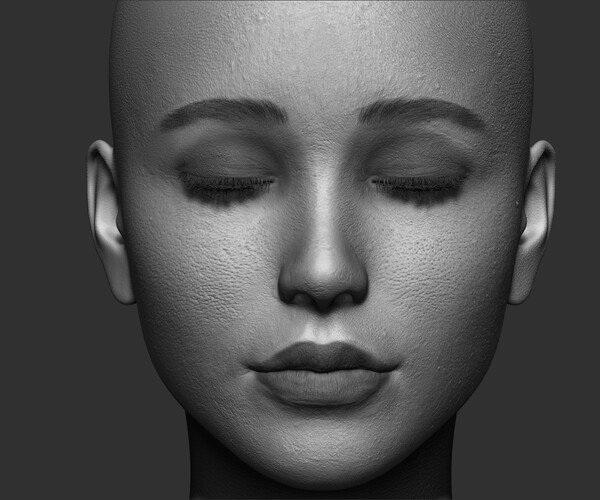 ArtStation - Realistic Female Rigged model | Game Assets