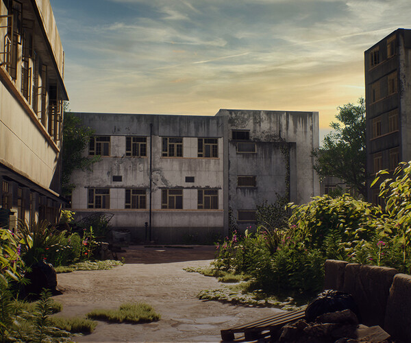 Artstation Post Apocalyptic Game Environment In Depth Tutorial Course Tutorials
