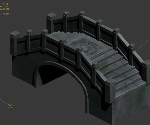 ArtStation - Stone arch bridge | Game Assets