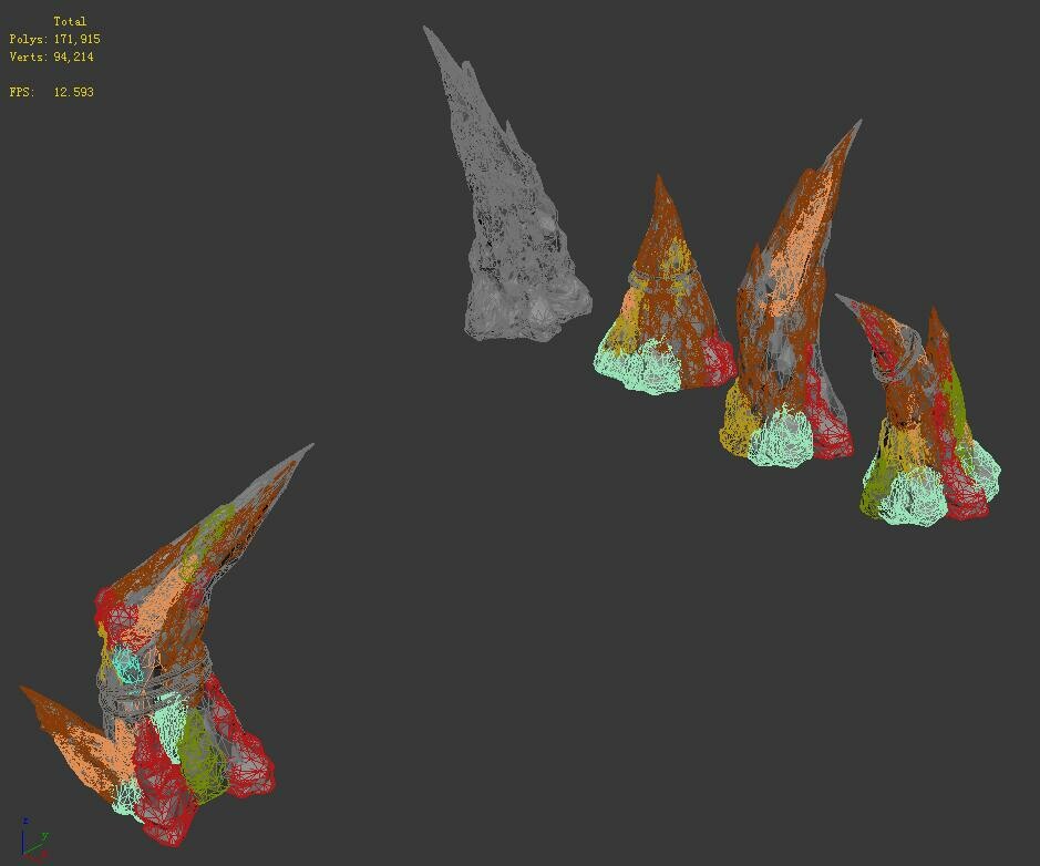 ArtStation - Stone pillar - stone teeth | Game Assets