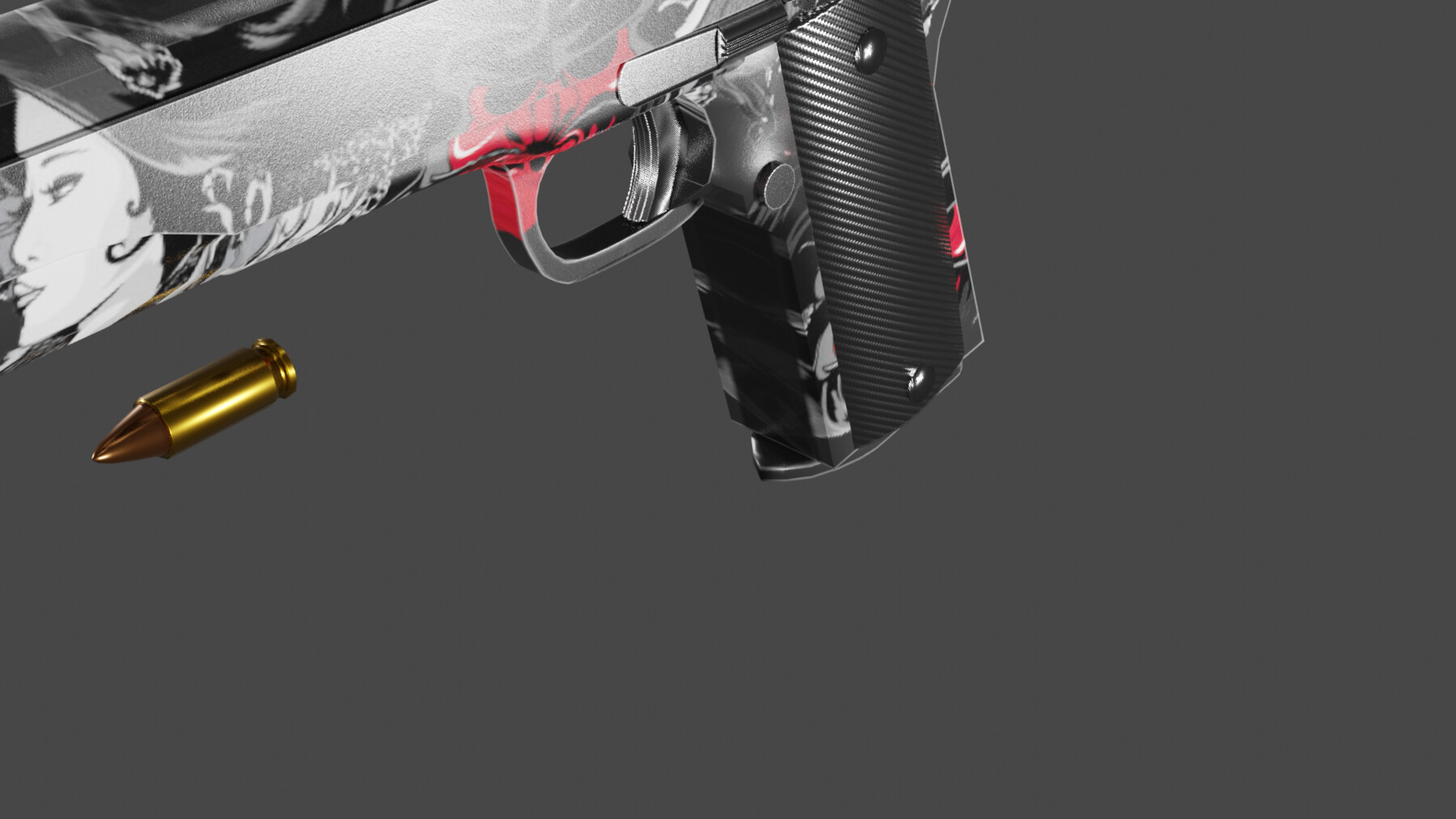 ArtStation - Semi-Automatic Pistol | Game Assets