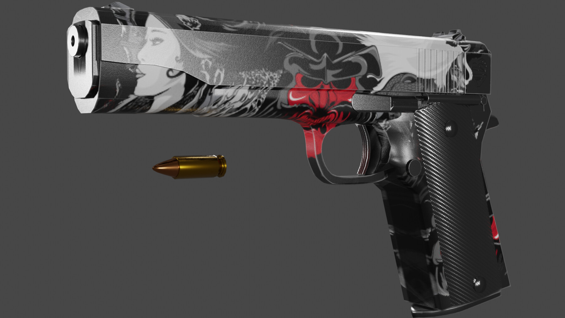 ArtStation - Semi-Automatic Pistol | Game Assets