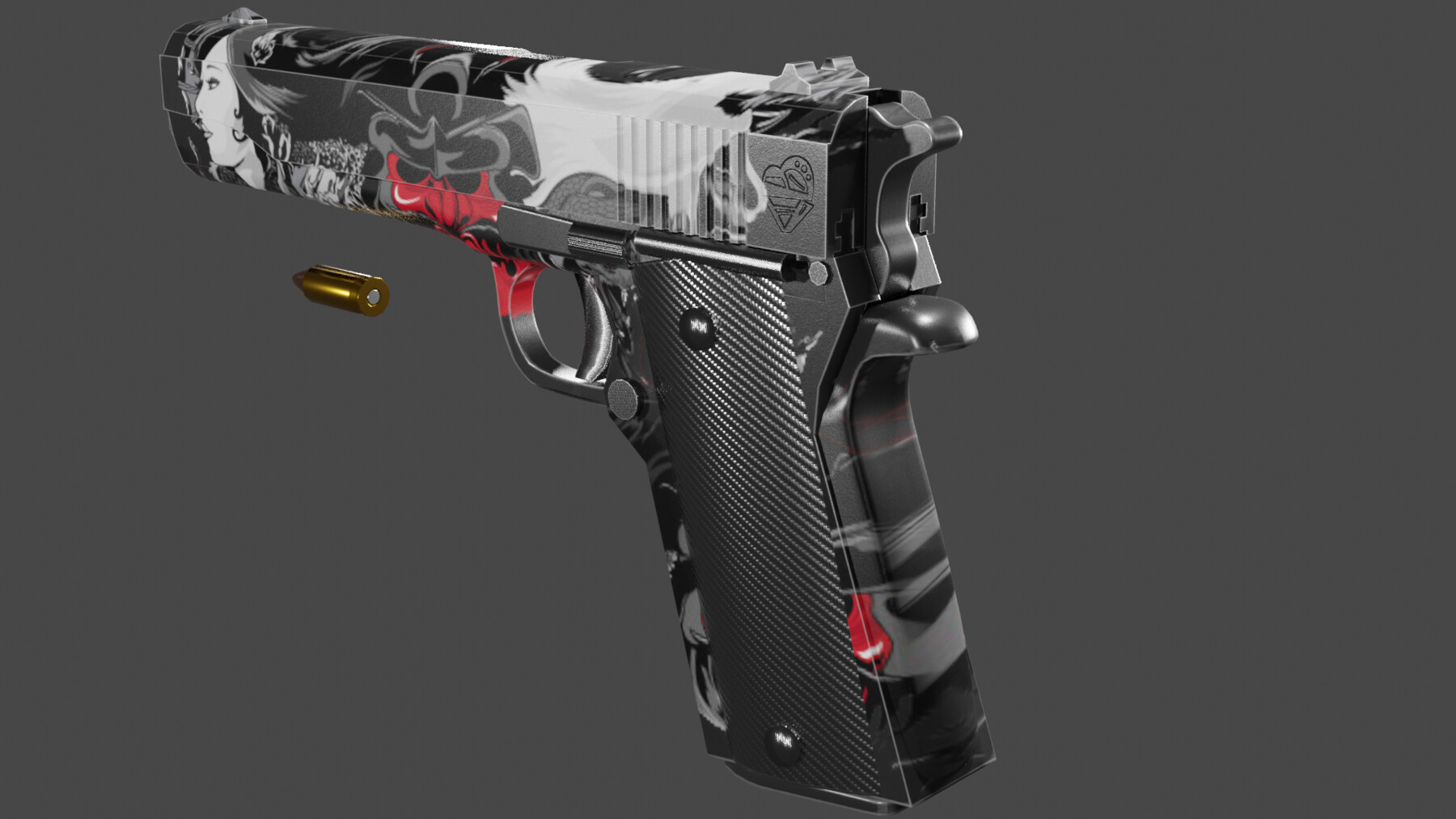 ArtStation - Semi-Automatic Pistol | Game Assets