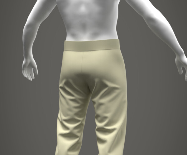 ArtStation - Pants BASIC Pattern (Marvelous Designer / Clo 3D project ...