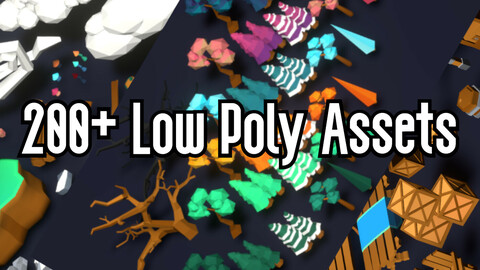 ArtStation - 200 High Quality Low Poly Assets | Game Assets