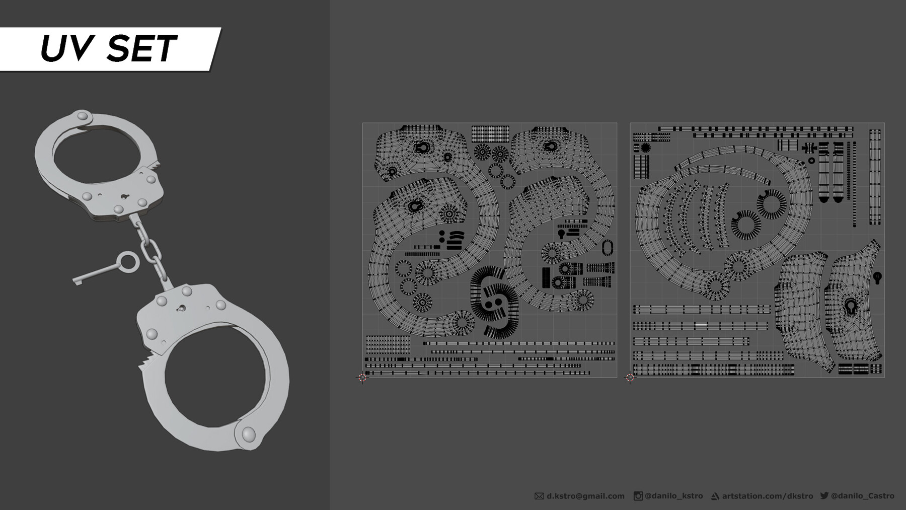 ArtStation - HandCuffs | 3D model | 4k Textures | Resources