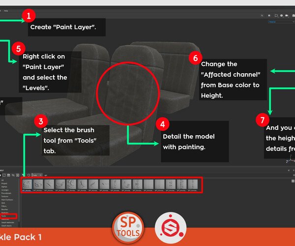 ArtStation - SPT Wrinkle Sculpt Tool | Resources