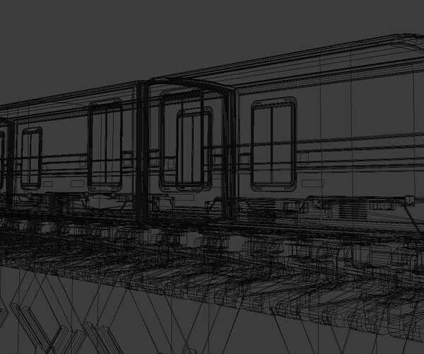 ArtStation - Sci Fi Train VR | Game Assets