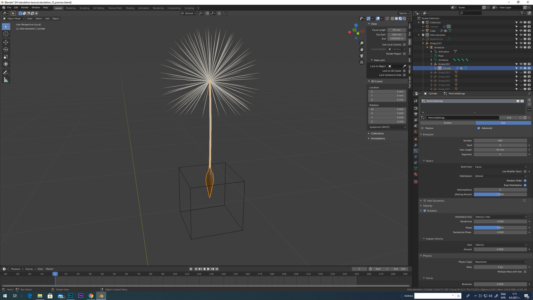 ArtStation - dandelion | Game Assets