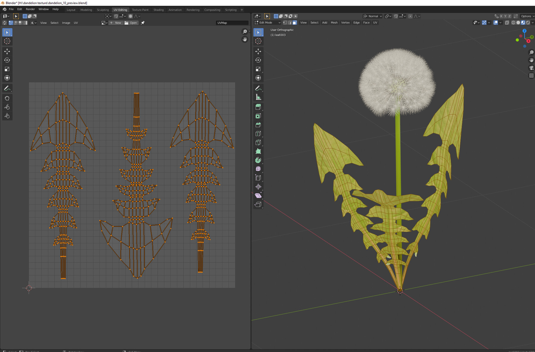 ArtStation - dandelion | Game Assets