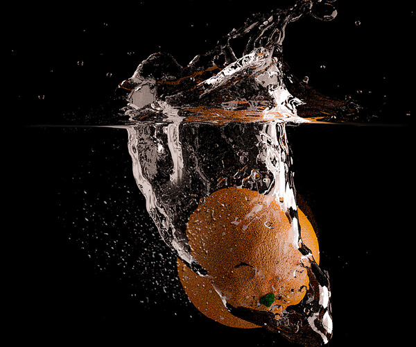 ArtStation - Orange Splash | Artworks