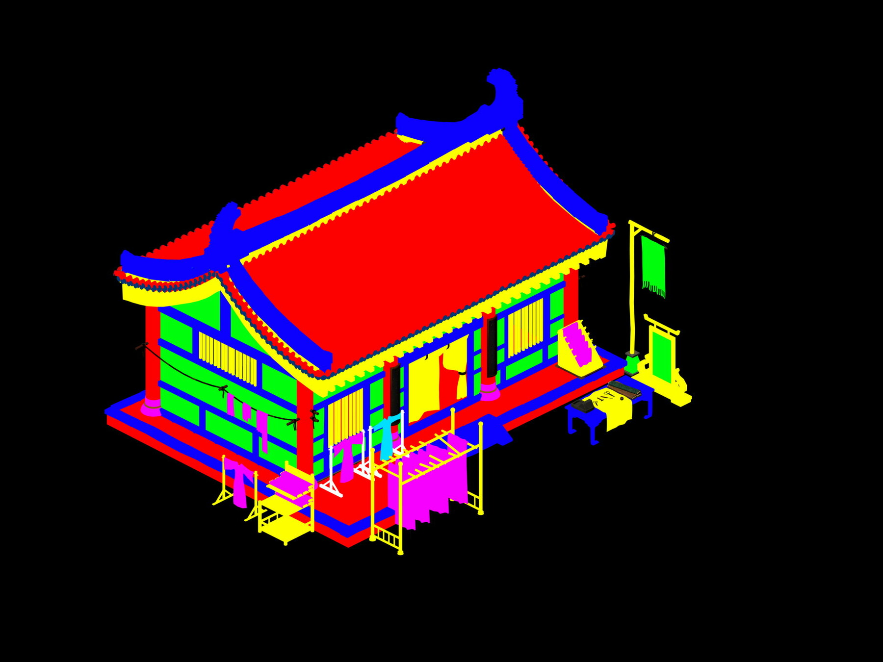 ArtStation - City Building - Tailor 03 | Game Assets