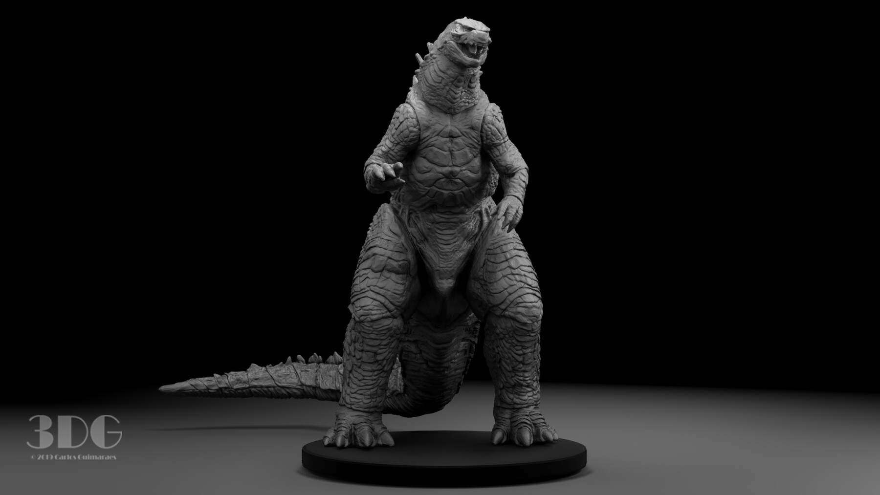 ArtStation - Godzilla Sculpt | Game Assets
