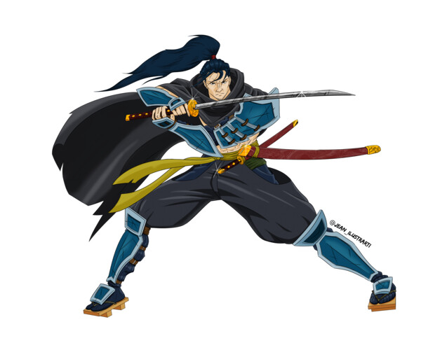 ArtStation - Human Samurai - DnD Character | Artworks