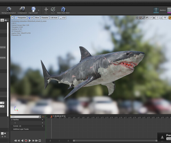 ArtStation - Great White Sharks - Game Ready | Game Assets