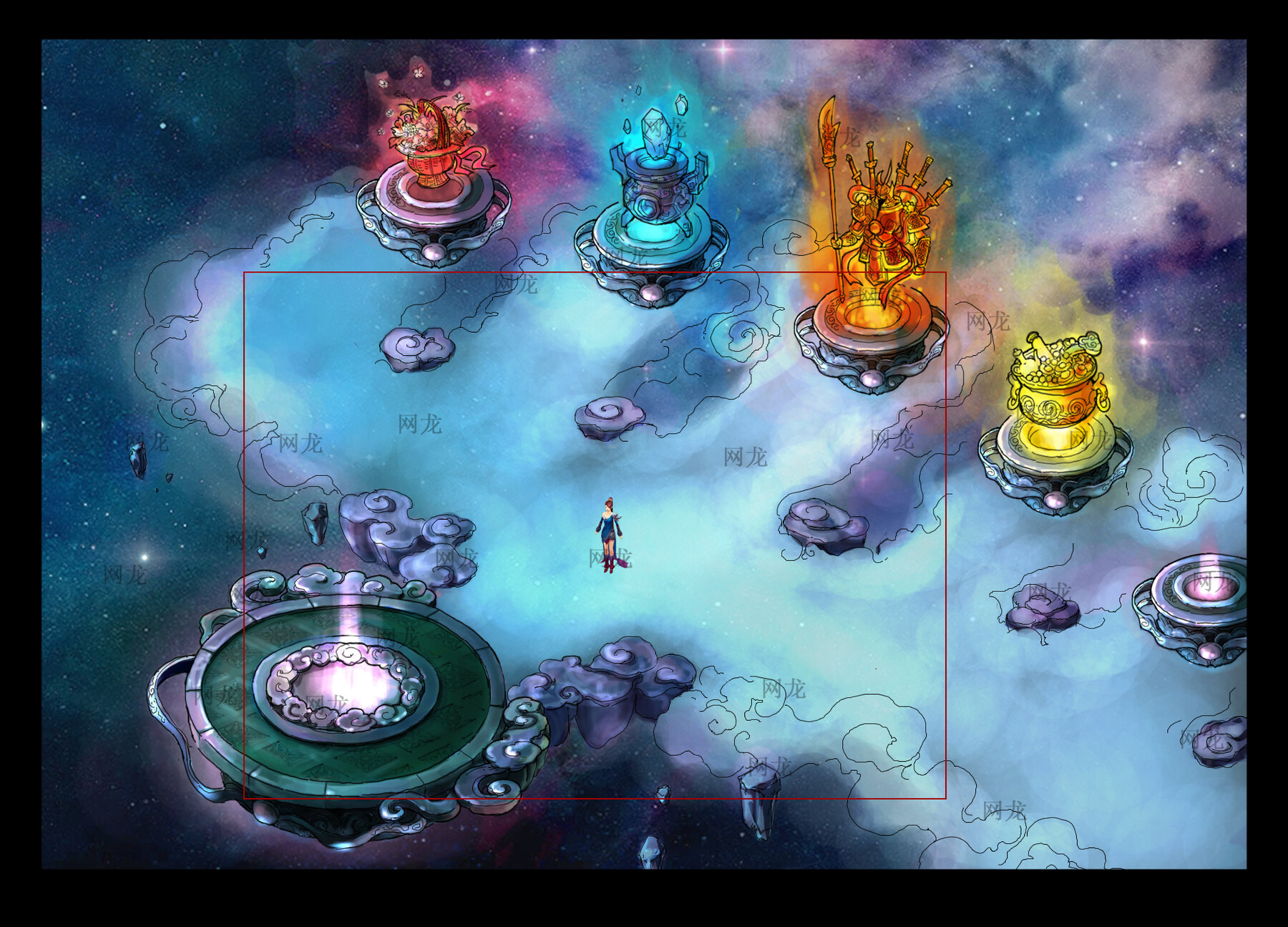 ArtStation - Game Model - Draw Choose a map | Game Assets