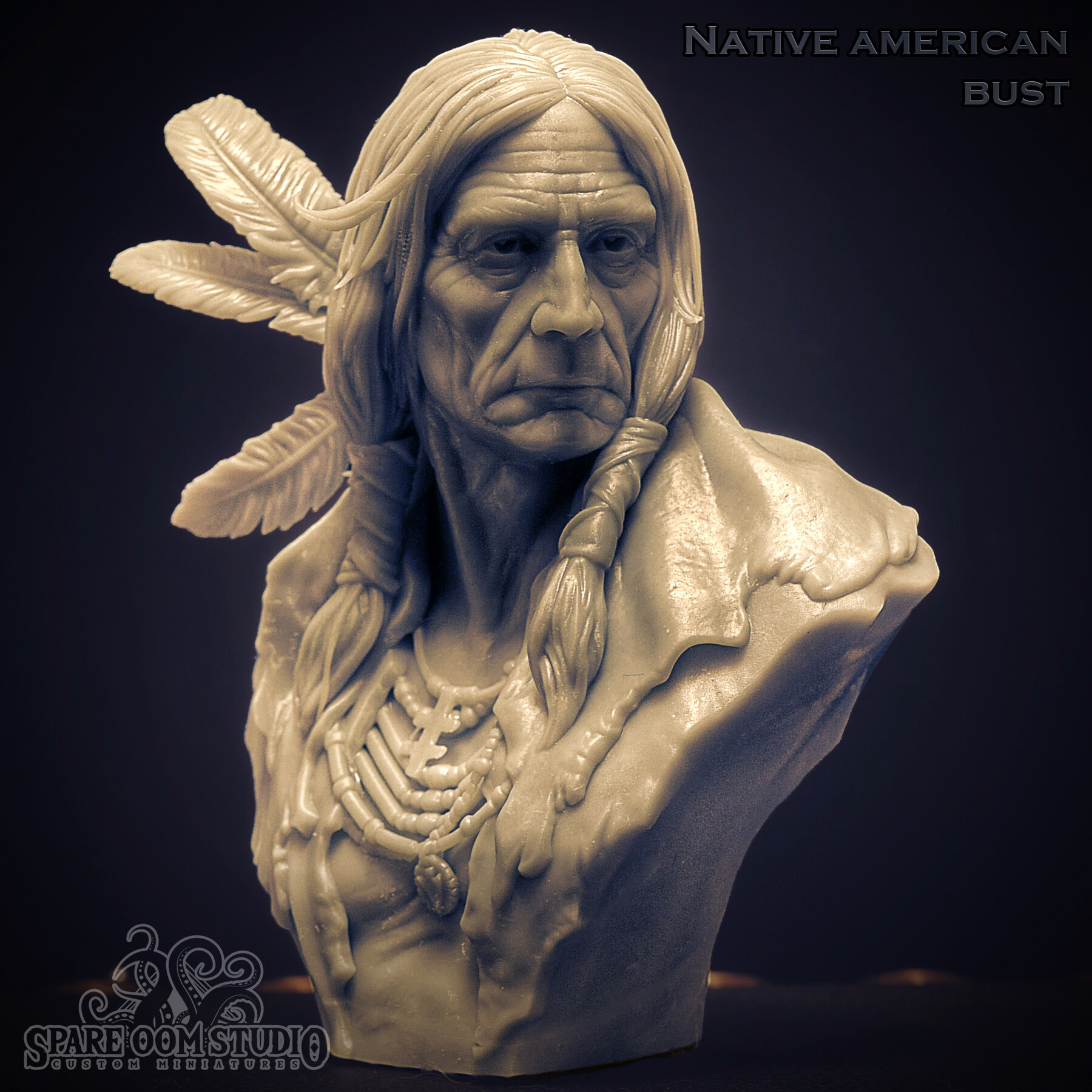 ArtStation - Native American Bust | Resources