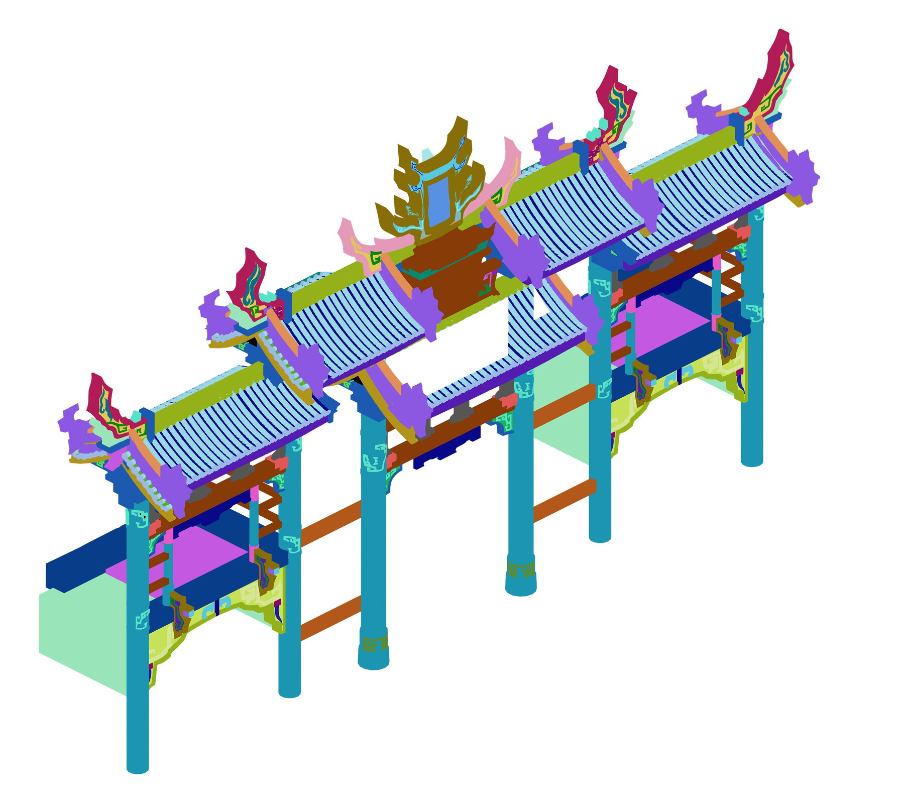 ArtStation - Large wooden arch | Game Assets