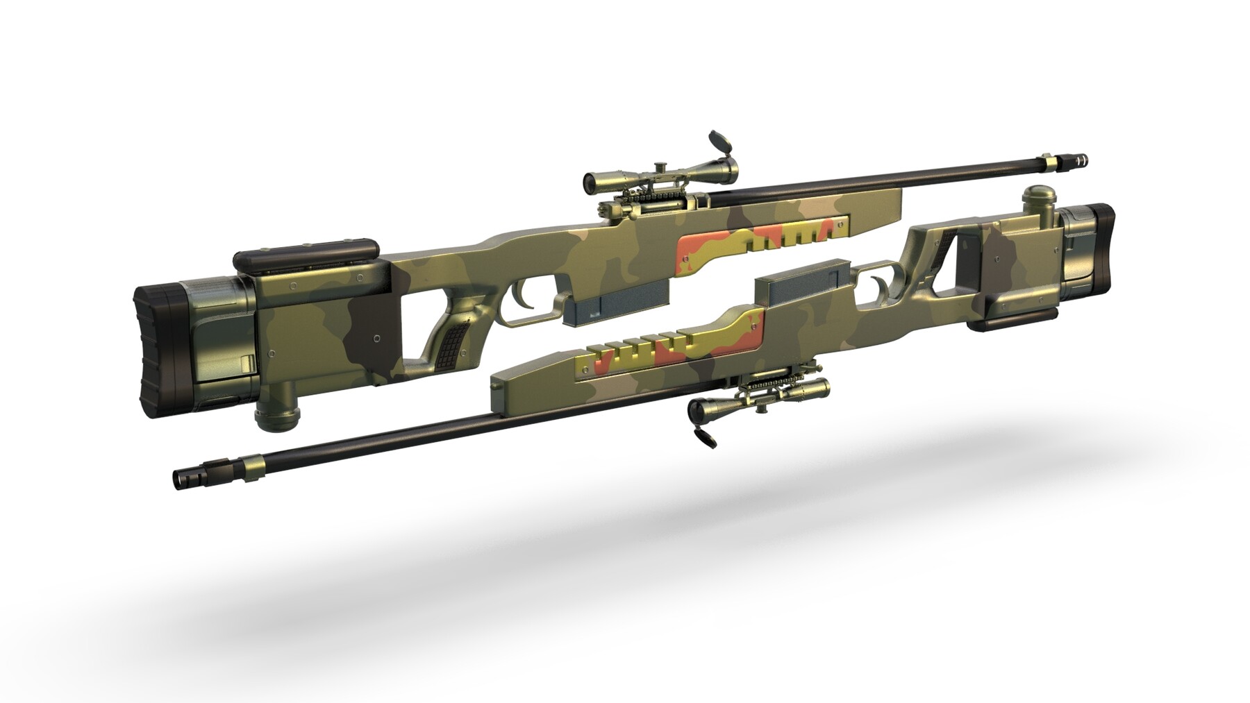 ArtStation - Sniper rifle | Game Assets