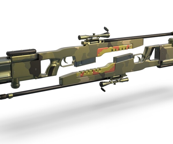 ArtStation - Sniper rifle | Game Assets