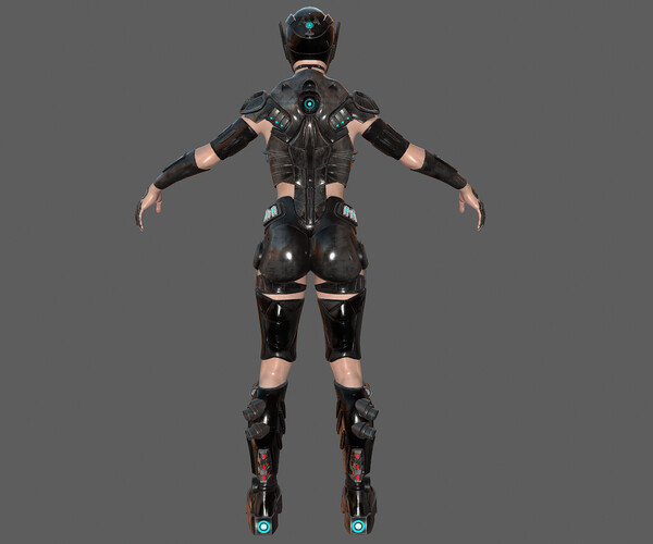 ArtStation - Sci-Fi Ranger - 7 colors | Game Assets
