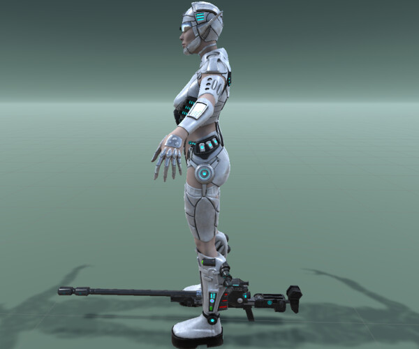 ArtStation - Sci-Fi Ranger - 7 colors | Game Assets