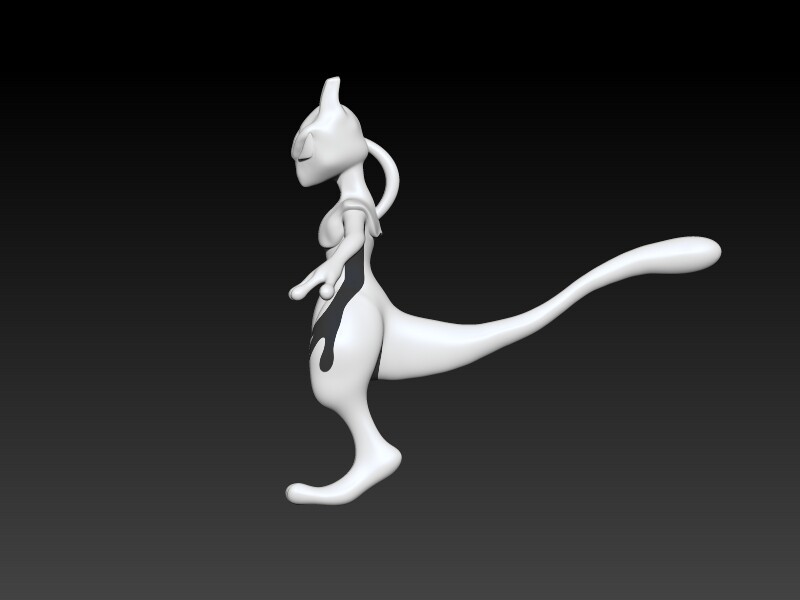 ArtStation - Mewtwo Pokemon 3d Model | Resources
