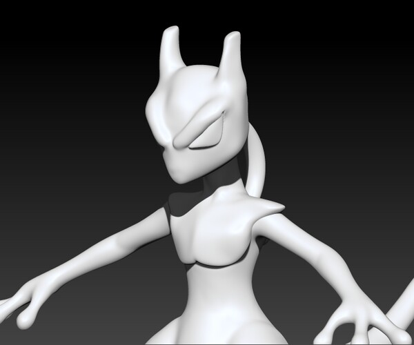 ArtStation - Mewtwo Pokemon 3d Model | Resources