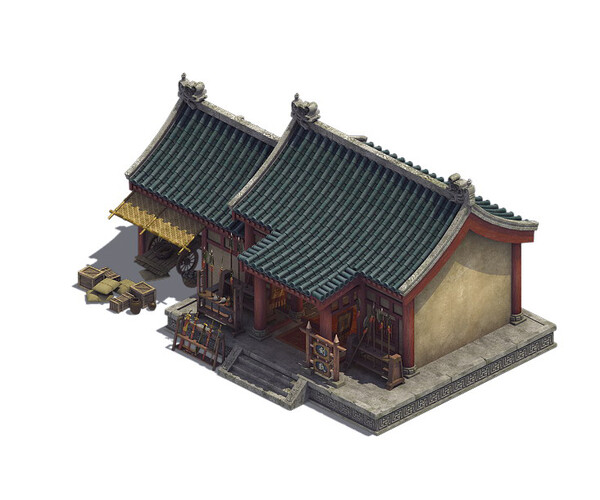 ArtStation - River - weapons shop | Game Assets