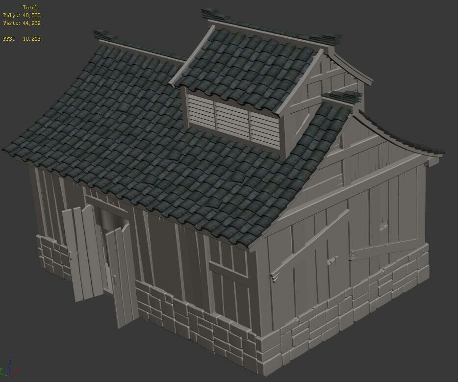 ArtStation - Heyang City - House 03 | Game Assets