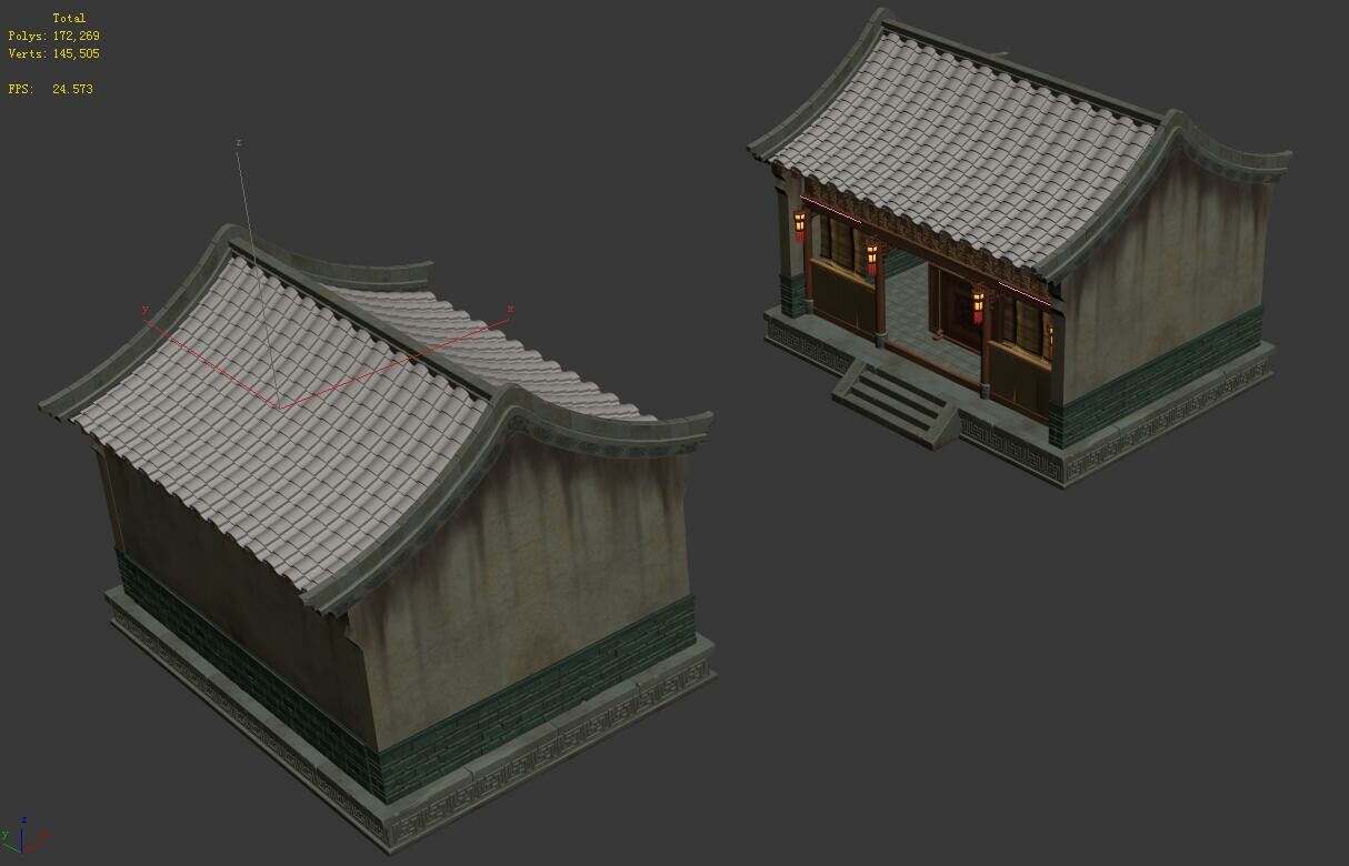 ArtStation - Heyang City - House 05 | Game Assets