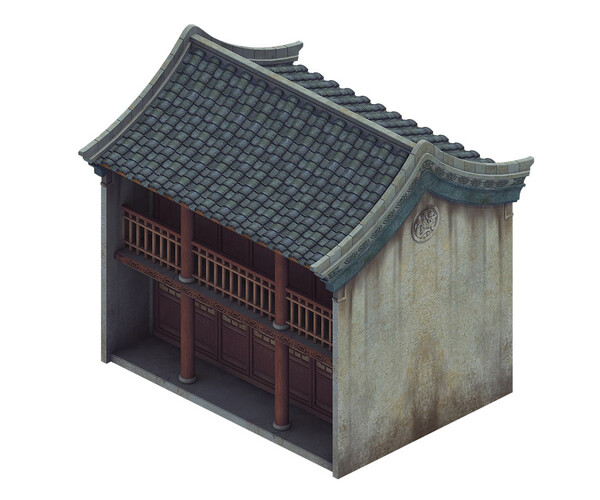 ArtStation - Heyang City - residential 06 | Game Assets