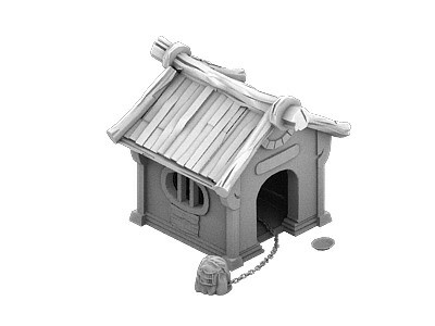 ArtStation - Family - dog house | Game Assets