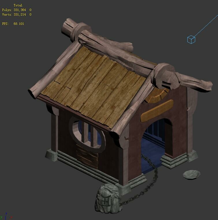 ArtStation - Family - dog house | Game Assets