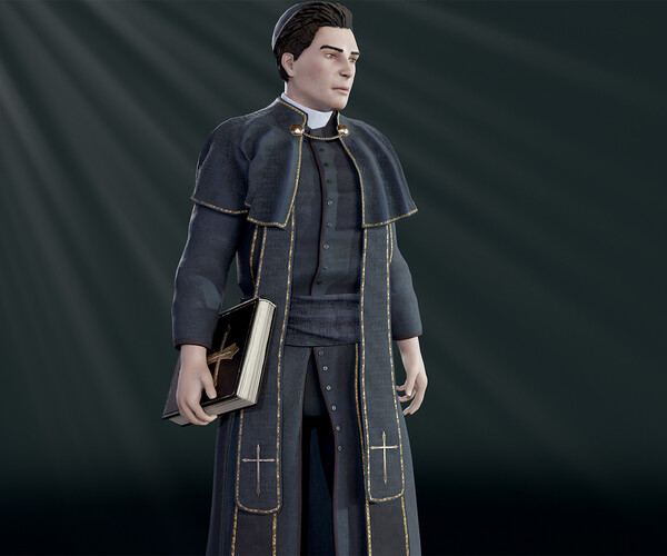 ArtStation - Priest | Game Assets