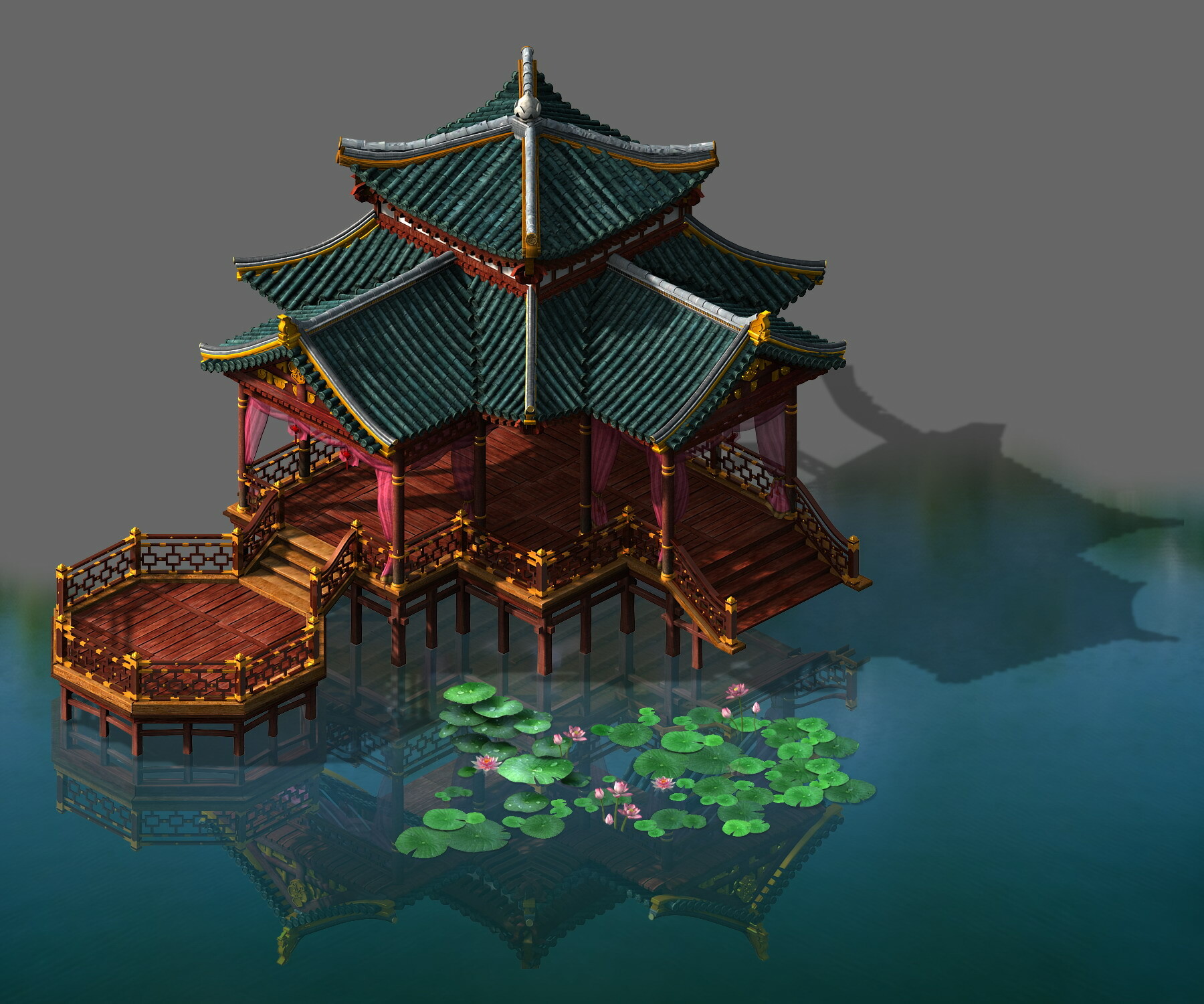 ArtStation - Building - Water loft | Game Assets