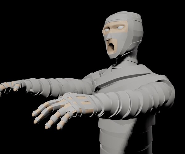 ArtStation - Mummy - Mumia 3D model | Game Assets
