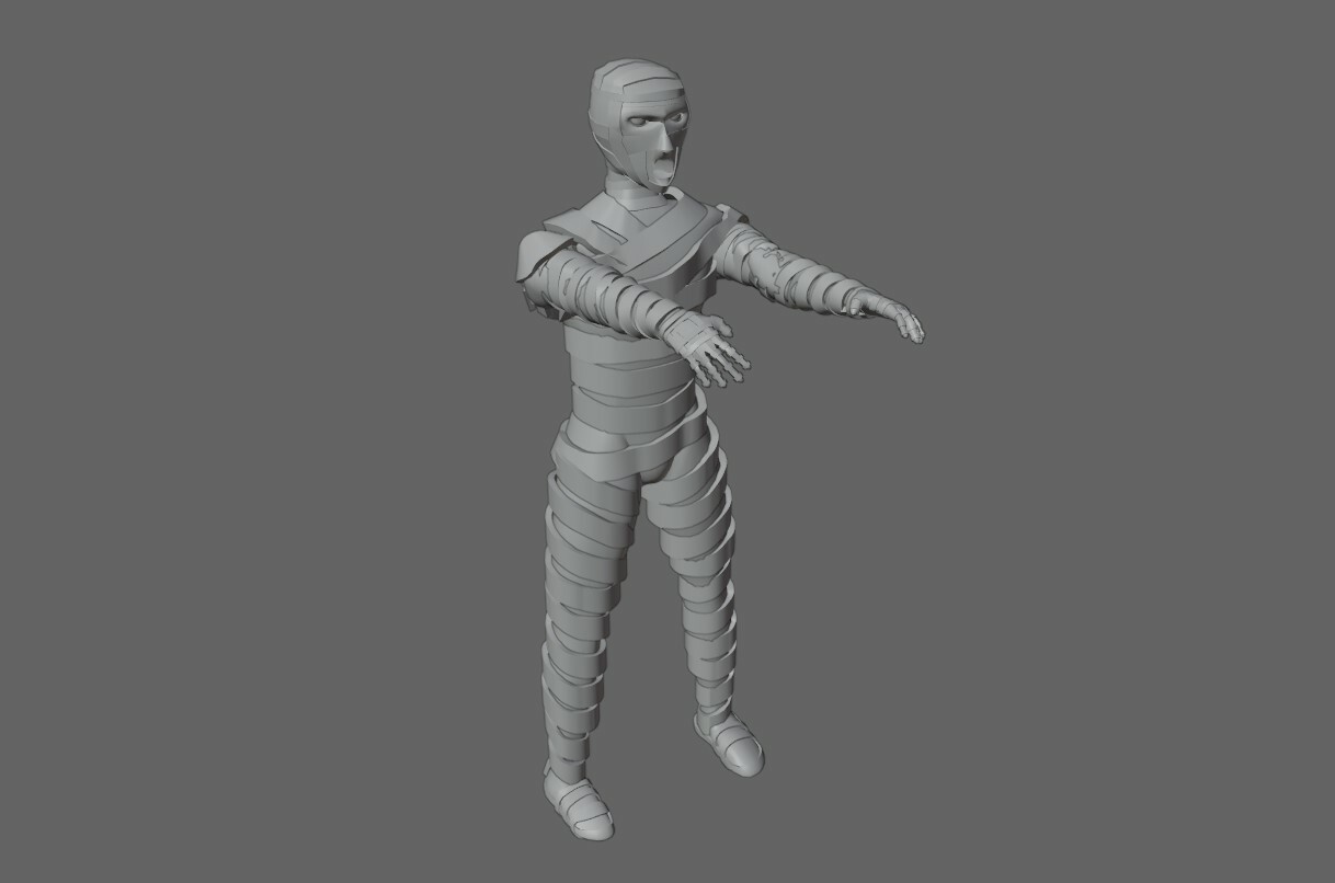 ArtStation - Mummy - Mumia 3D model | Game Assets