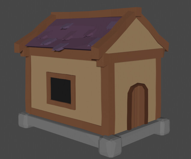ArtStation - Low Poly Building Pack | Game Assets