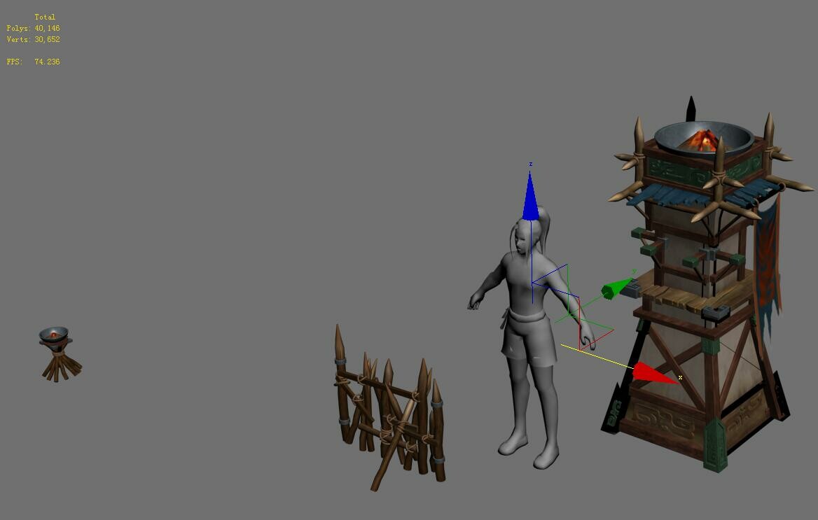 ArtStation - Barracks - beacon towers | Game Assets