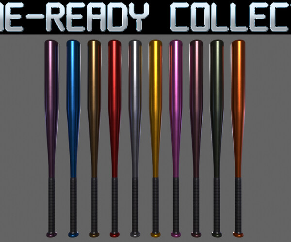 ArtStation - PBR Baseball Bat | Game Assets
