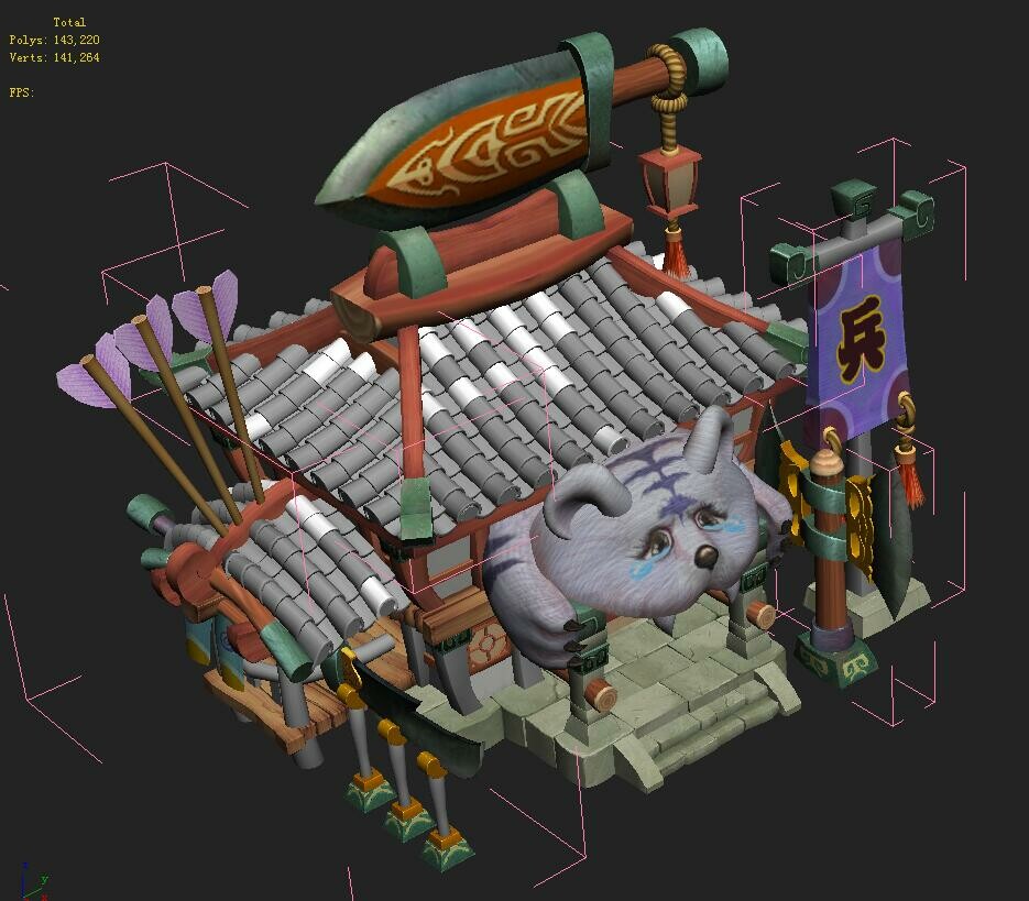 ArtStation - Cartoon version - weapons store | Game Assets