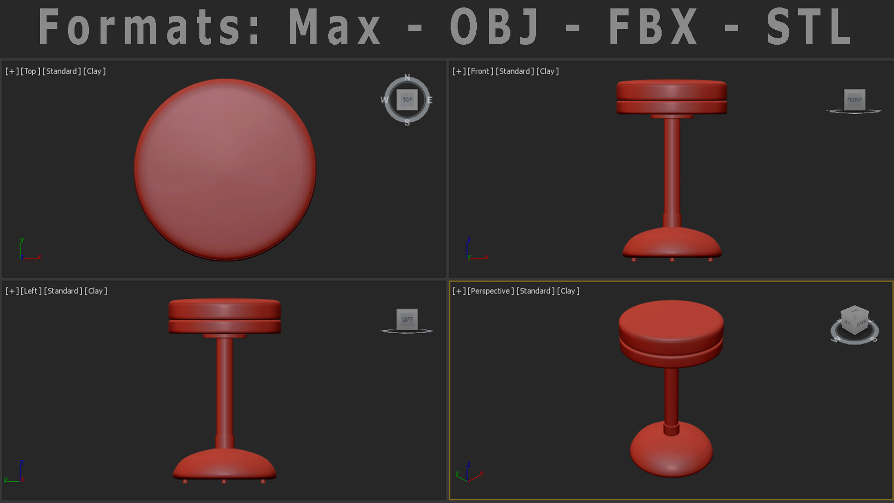 ArtStation - Chambers Bar Stools | Resources