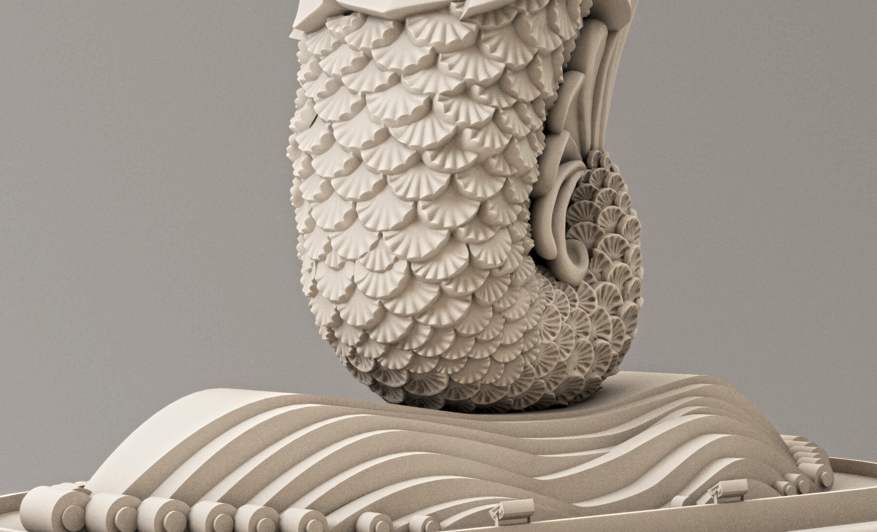 ArtStation - Merlion of Singapore 3d model | Resources