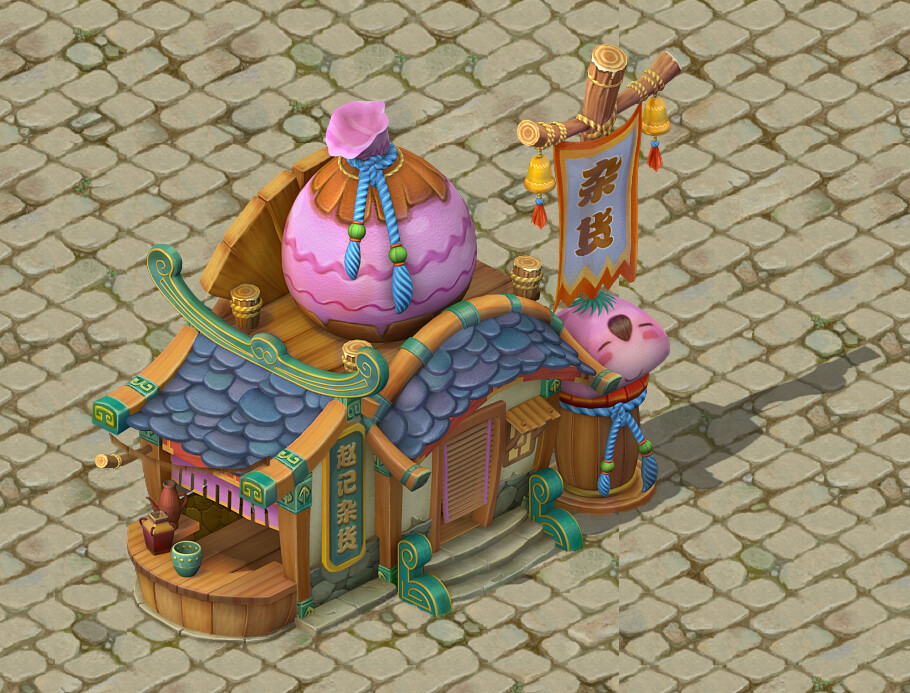 ArtStation - Cartoon version - grocery store | Game Assets